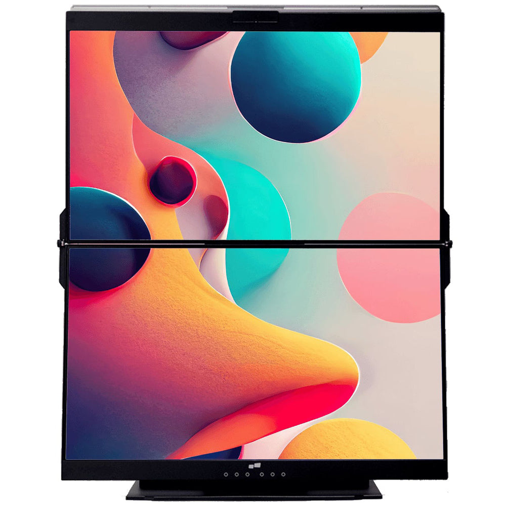 Geminos Stacked Dual Monitor with Stand